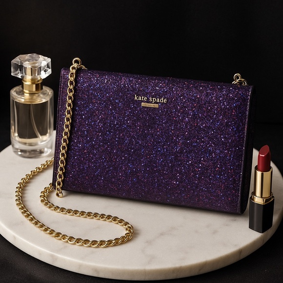 Kate Spade Purple Sparkle Purse